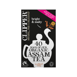 Clipper Organic Assam 40 Teabags | Black Tea | Grape Tree