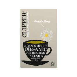 Clipper Organic Dandelion 20 Teabags | Herbal Tea | Grape Tree