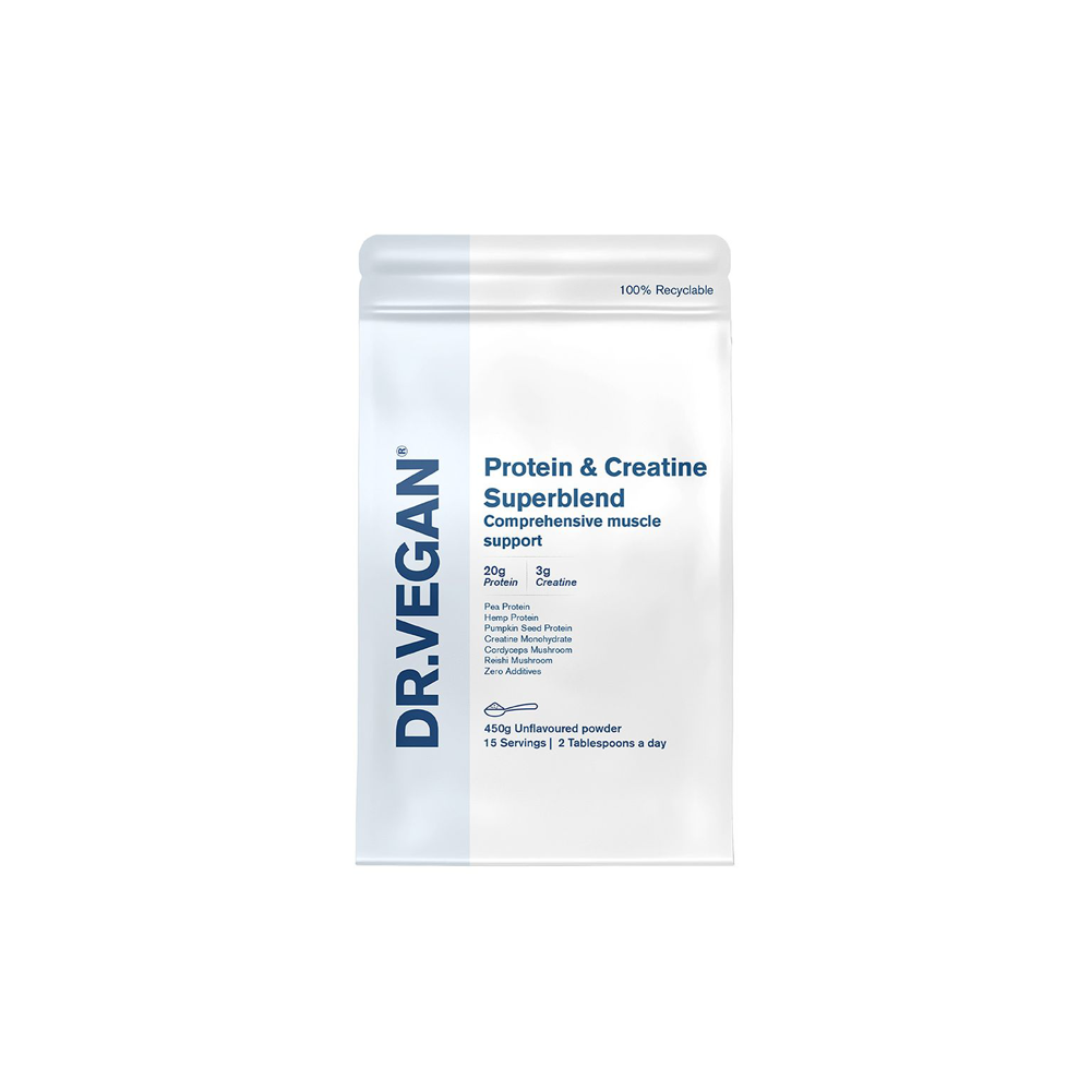 Dr Vegan Protein And Creatine Superblend Powder 450g | Grape Tree