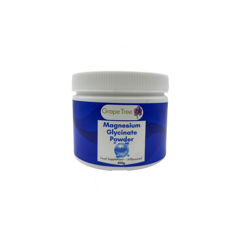 Grape Tree Magnesium Glycinate Powder 200g | Grape Tree