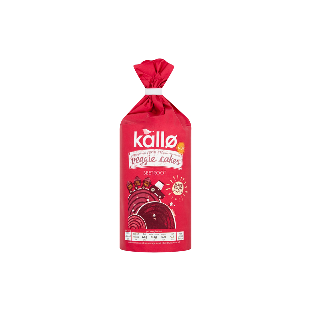 Kallo Beetroot And Balsamic Veggie Cakes 122g | Grape Tree