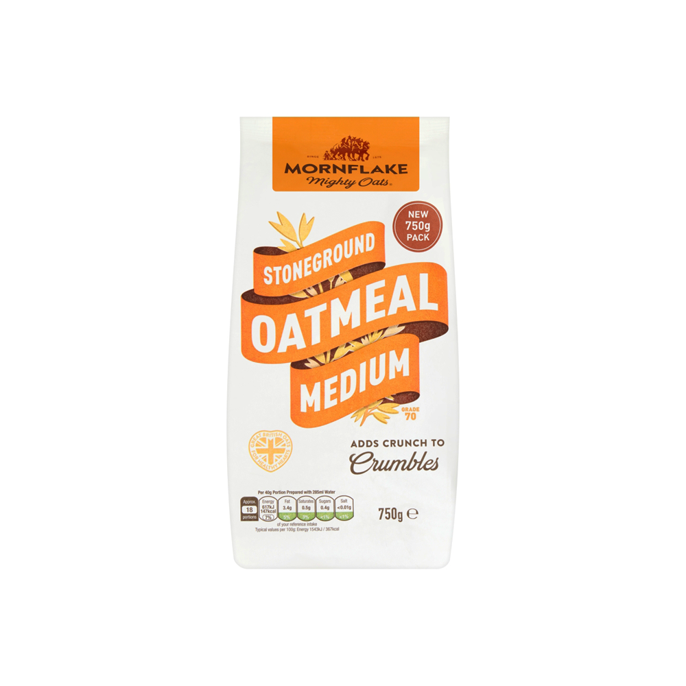 Buy Mornflake Medium Oatmeal 750g at Grape Tree
