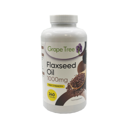 Grape Tree Flaxseed Oil 1000mg Capsules 240s | Grape Tree