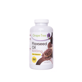 Grape Tree Flaxseed Oil 1000mg Capsules 240s | Grape Tree