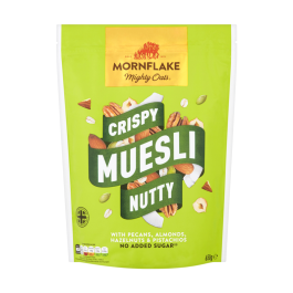 Buy Mornflake Crispy Muesli Nutty 650g Online - Grape Tree