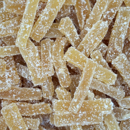 Organic Crystallised Ginger Sticks | Crystallised Fruits | Grape Tree