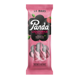 Panda Liquorice Raspberry 4 Bar Pack | Grape Tree