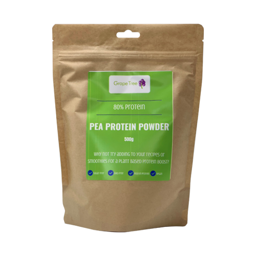 Buy Organic Pure Natural Protein Powder 500g Online - Grape Tree