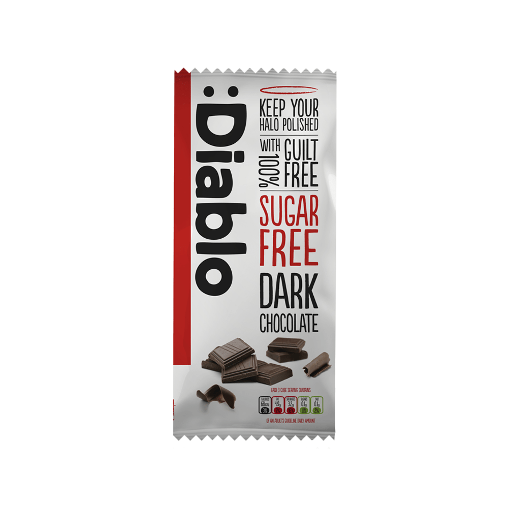 Diablo Sugar Free Dark Chocolate 85g Online - Grape Tree