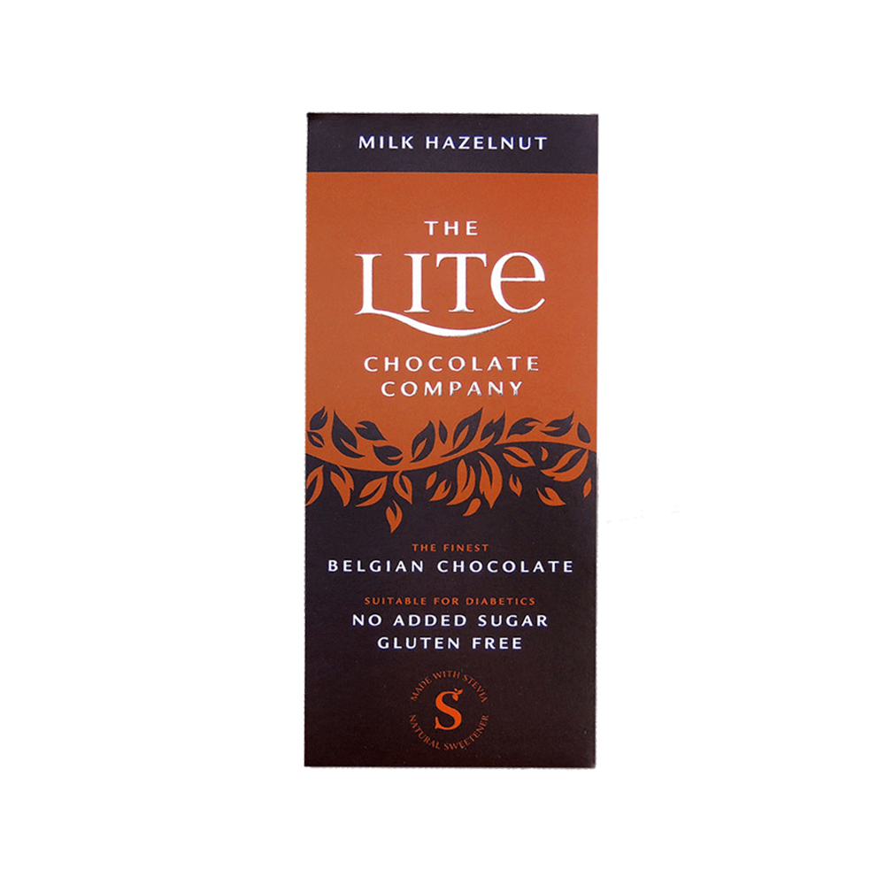 Lite Milk Hazelnut Chocolate 85g | Grape Tree
