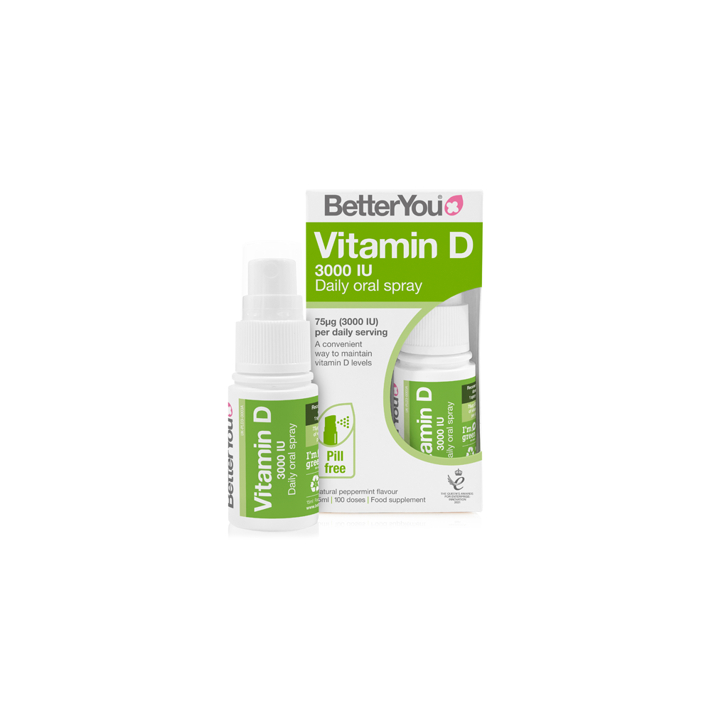 BetterYou D3000 Vitamin D Oral Spray 15ml | Grape Tree