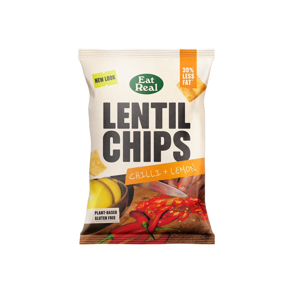 Eat Real Lentil Chips Chilli And Lemon 95g | Snacks | Grape Tree