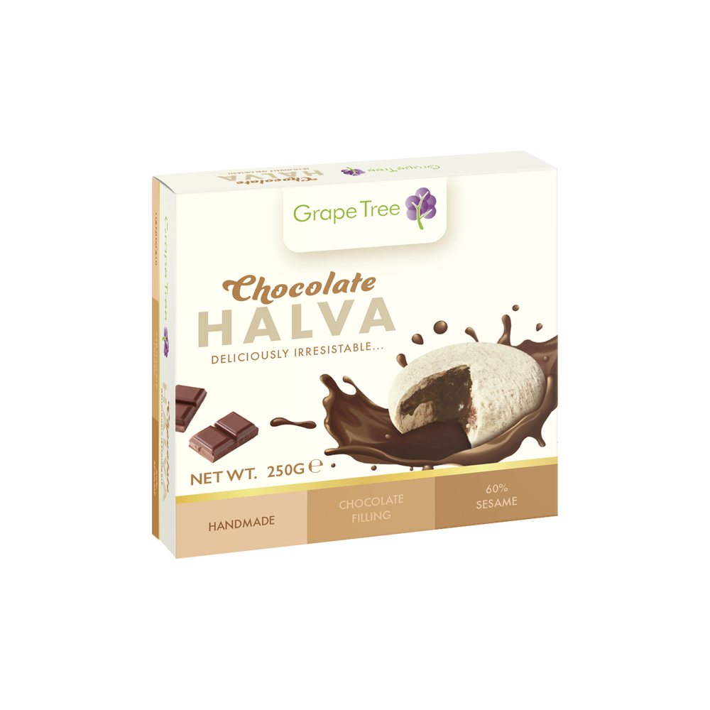 Grape Tree Chocolate Halva 250g | Grape Tree