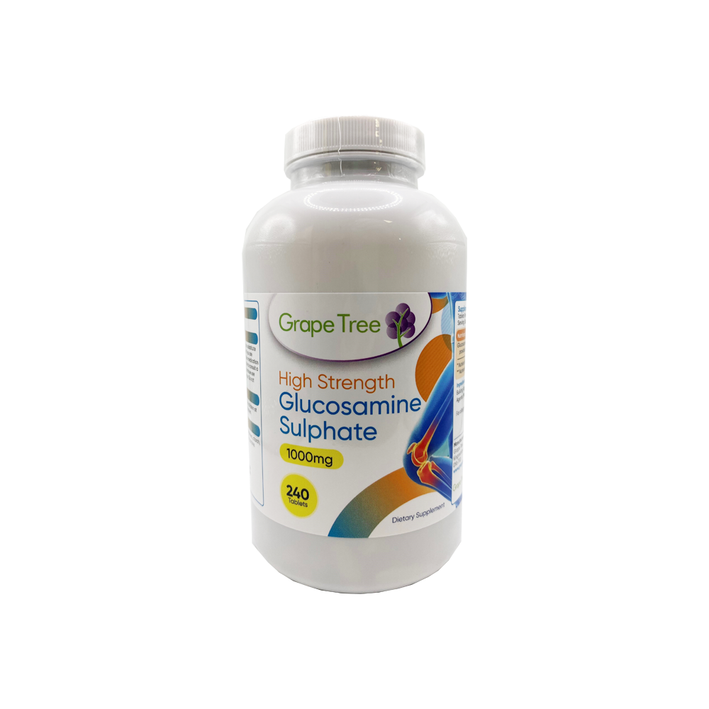 Grape Tree High Strength Glucosamine Sulphate 1000mg 240s | Grape Tree