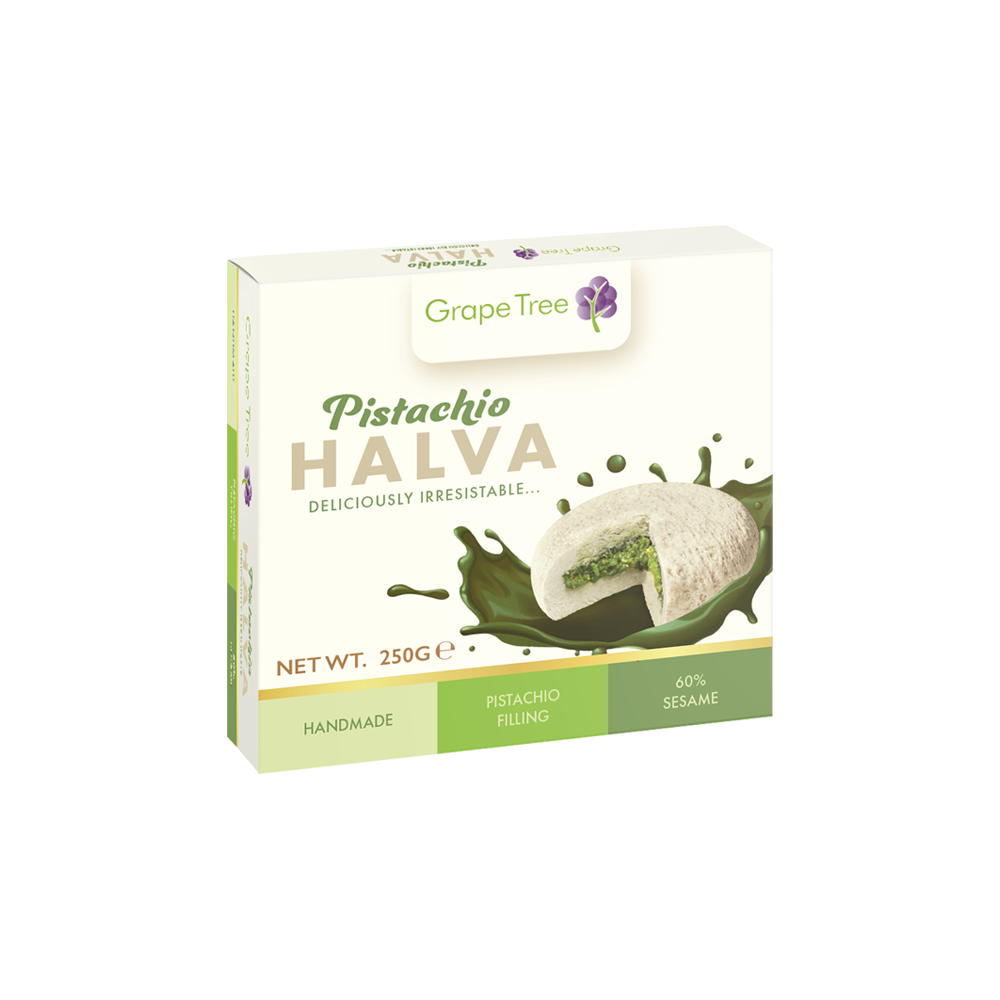 Grape Tree Pistachio Halva 250g | Grape Tree
