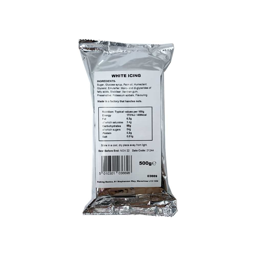 Buy Grape Tree White Icing Block 500g Online - Grape Tree