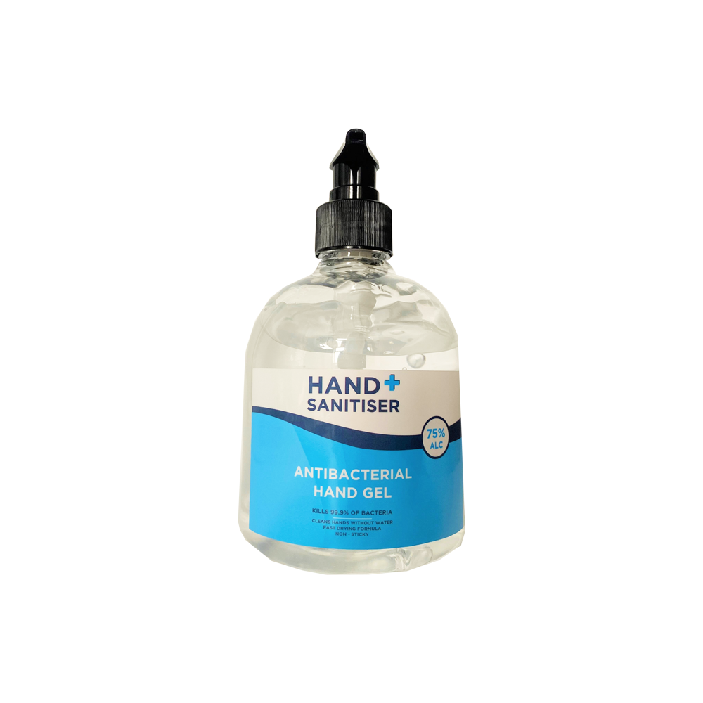 Hand Sanitiser 65% Alcohol Antibacterial Hand Gel 500ml