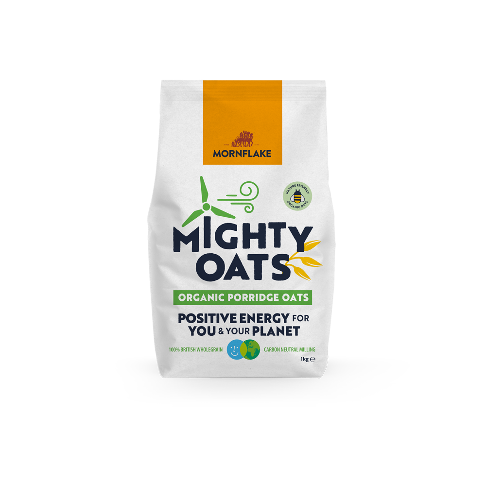 Buy Mornflake Organic Porridge Oats 1kg Online at Grape Tree