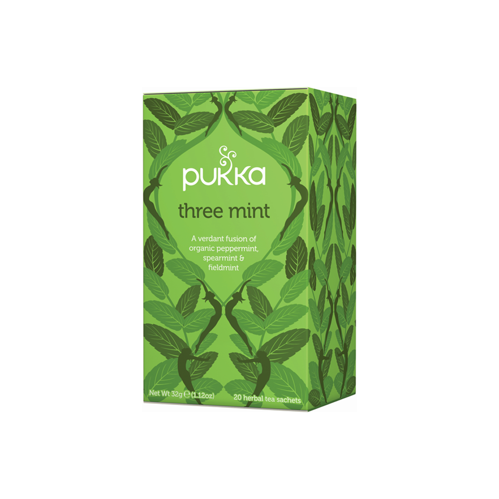 Pukka Organic Three Mint Herbal Tea 20 Bags