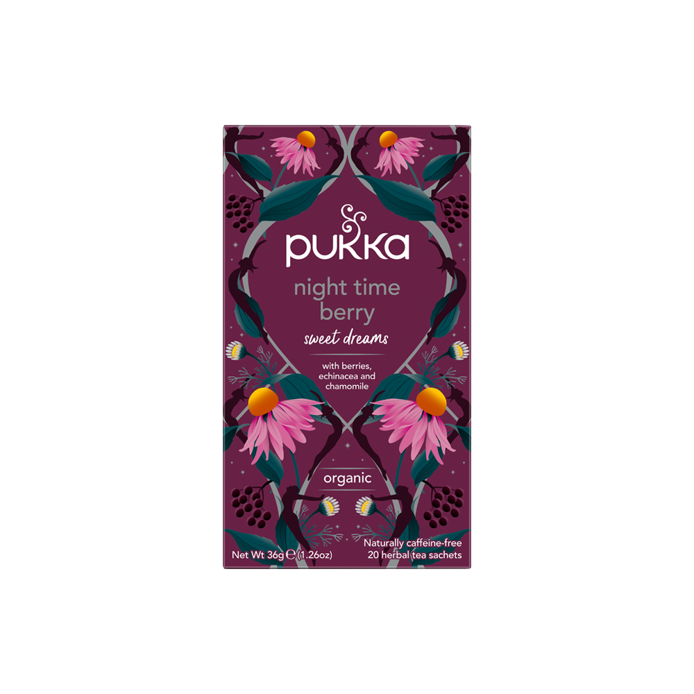 Buy Pukka Night Time Berry Organic Herbal Tea 20 Bags Online