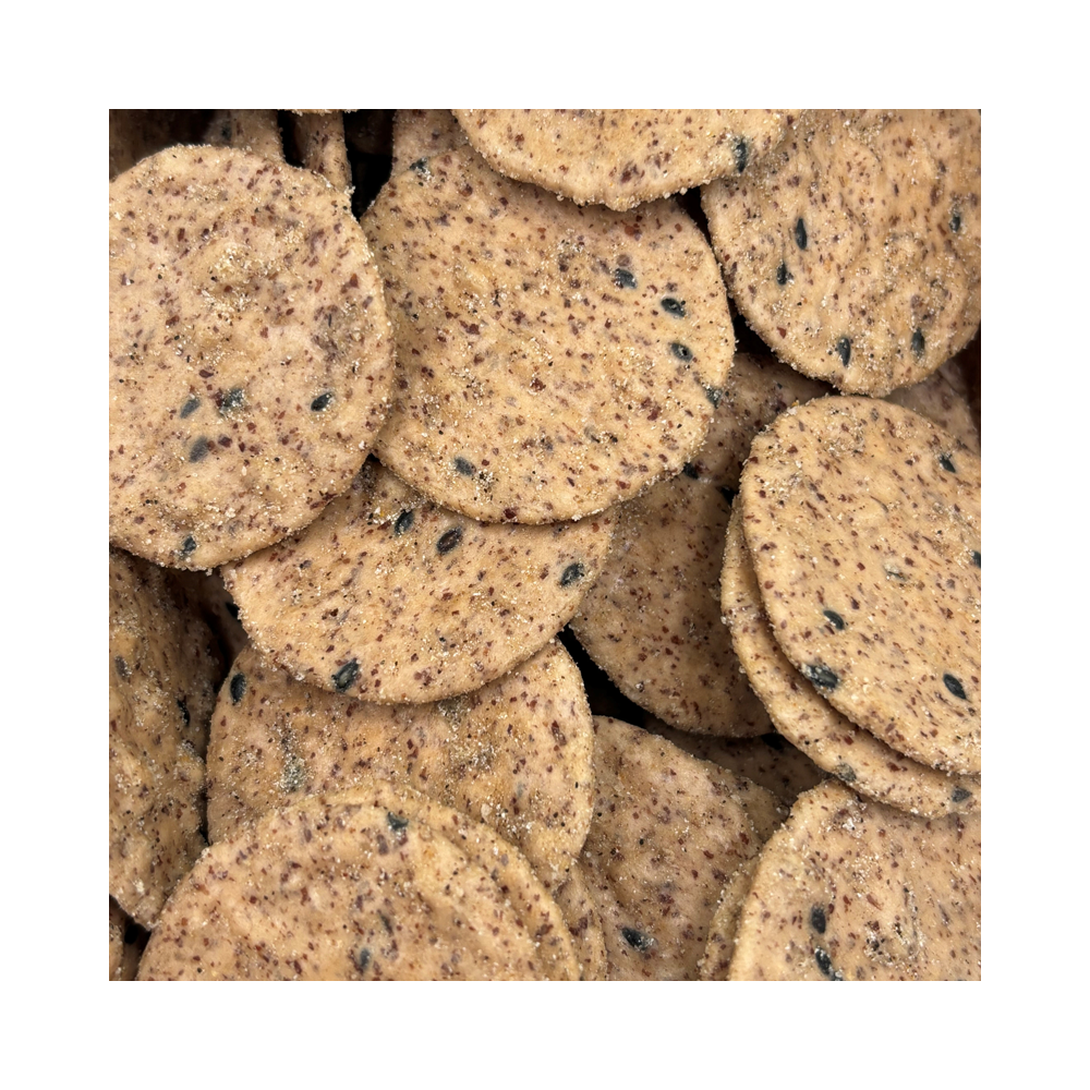 Sesame And Black Pepper Crackers 275g | Healthy Snacks | Grape Tree