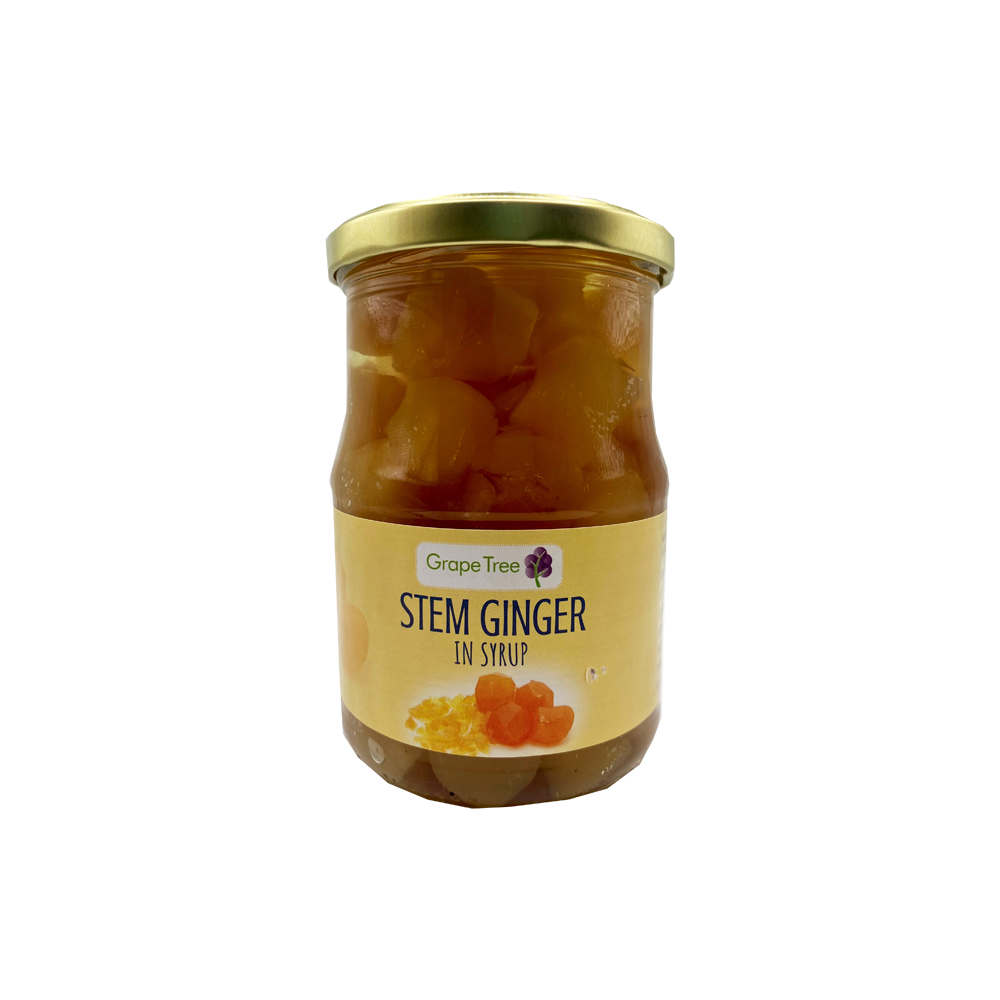 Stem Ginger In Syrup 720g | Glace Fruits | Grape Tree