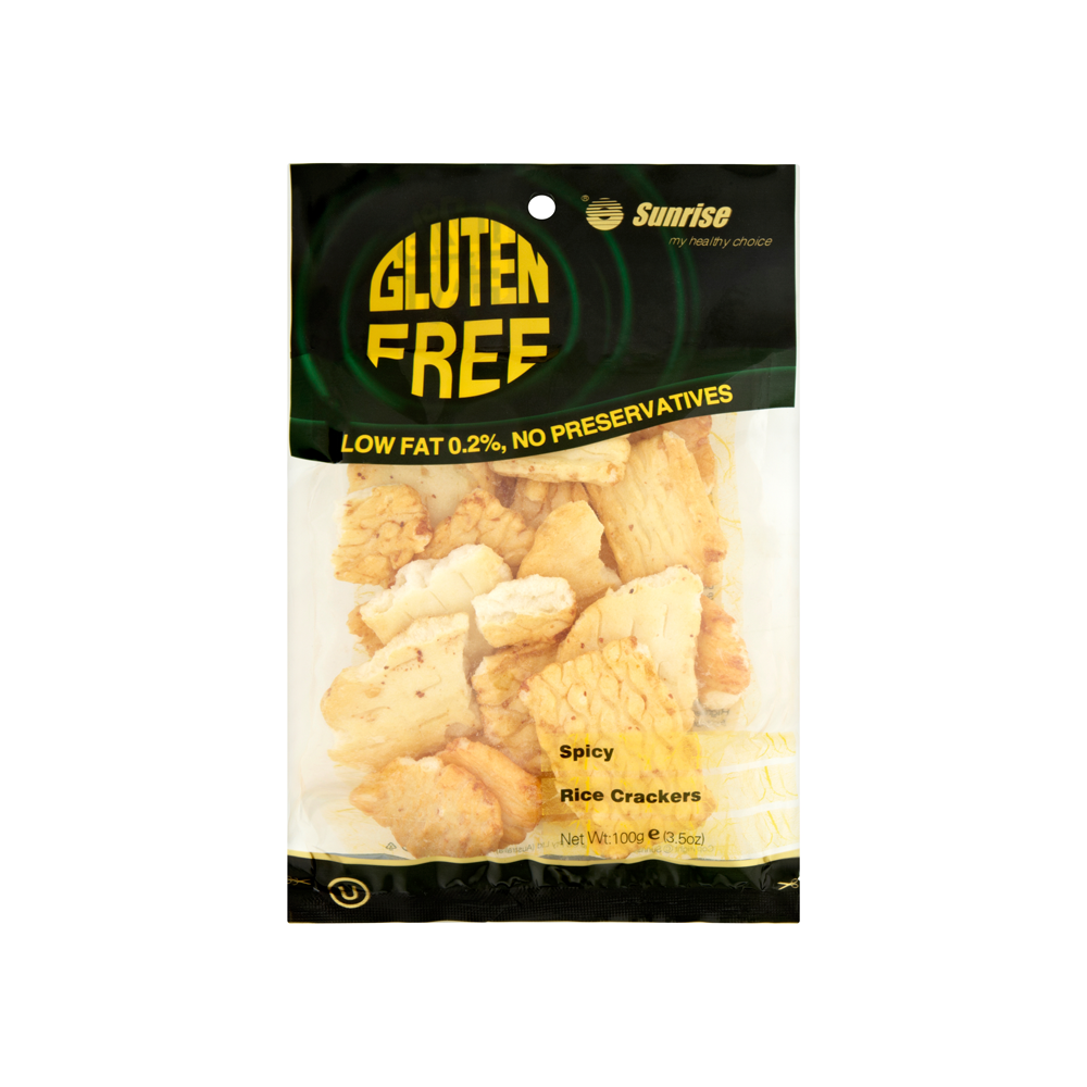 Sunrise Spicy Gluten Free Rice Crackers 100g