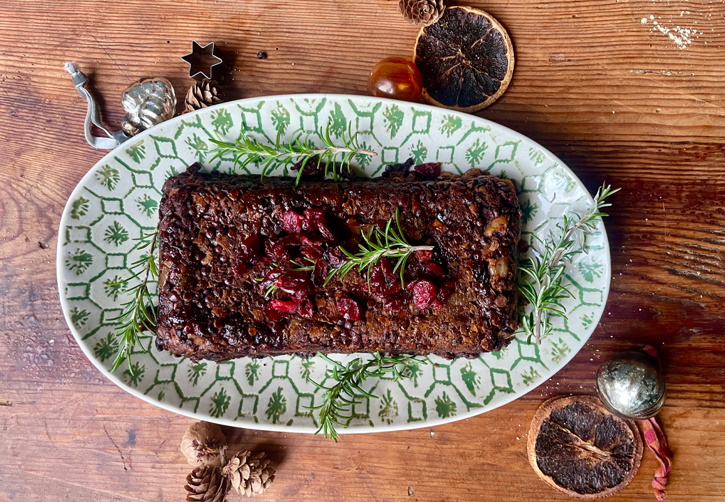 Spiced Walnut & Lentil Loaf | Healthy Recipes | Grape Tree