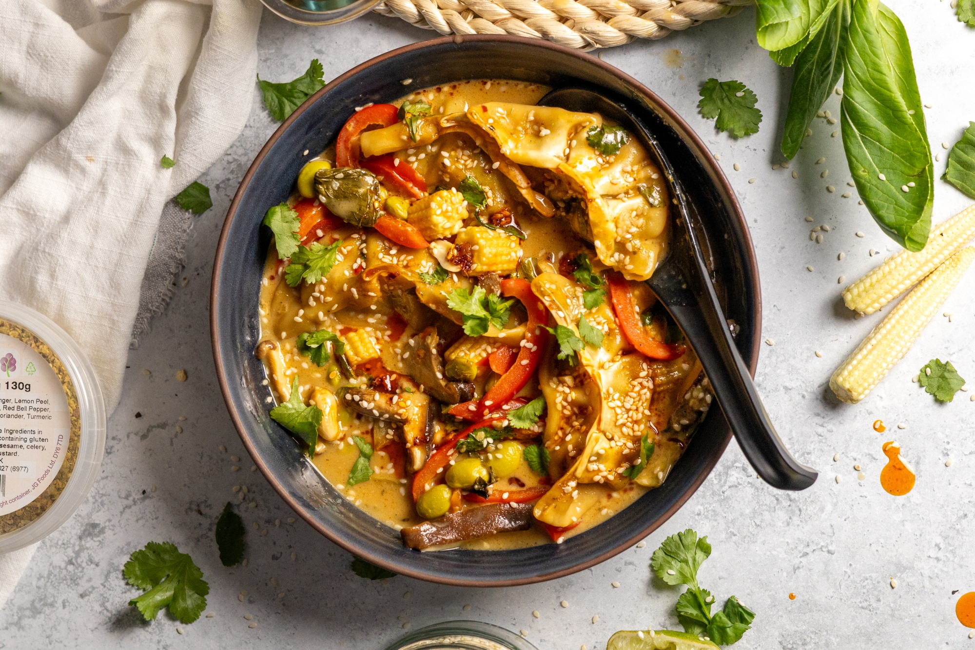 Vegan One-Pot Thai-Inspired Dumplings | Healthy Recipes | Grape Tree