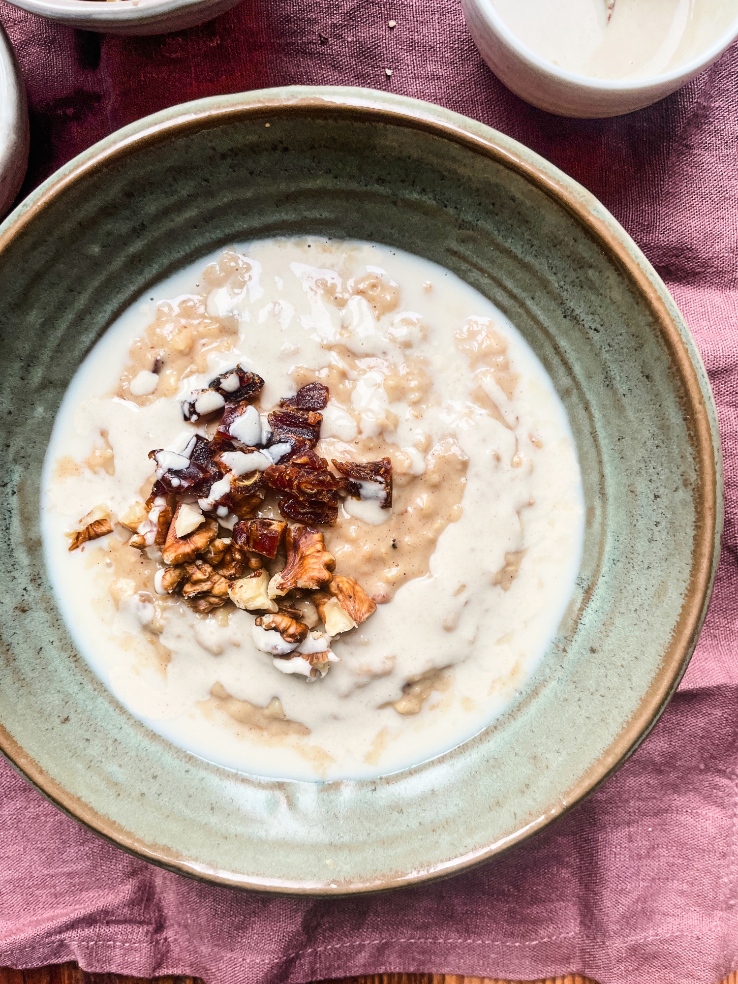 Spiced Winter Porridge With Dates And Tahini | Healthy Recipes | Grape Tree